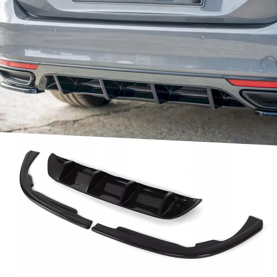 Rear Bumper Diffuser Extension With Side Splitters For Volkswagen ...