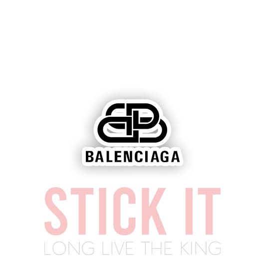 Dtf iron-on screen printing balenciaga stickers for t-shirts, fashion ...