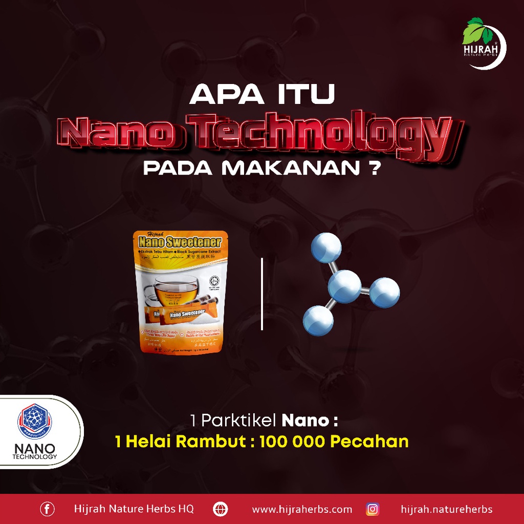 Hijrah Nature Herbs Nano Sweetener Herbal Diabetic Friendly Sugar ...