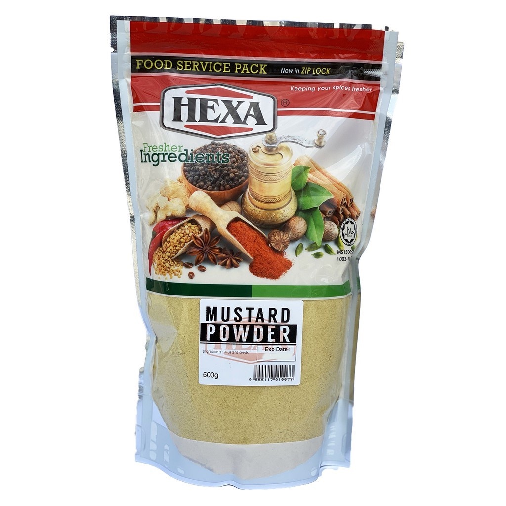 HEXA HALAL Mustard Powder 500gm Serbuk Sawi Food Service | Shopee Malaysia