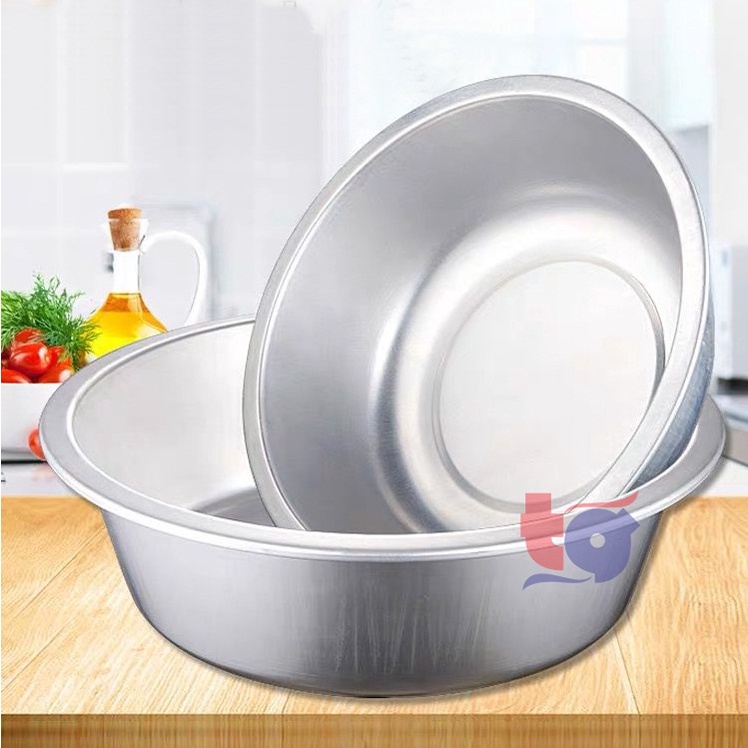 Round Aluminium Big Basin / Tray / Storage / Bakul | Shopee Malaysia