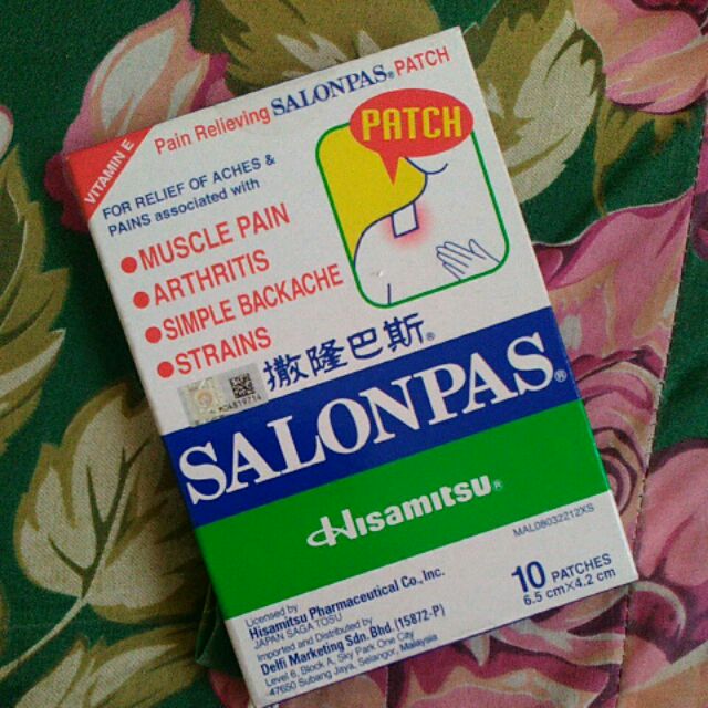 Salonpas Patch ( Pain Relieving ) | Shopee Malaysia