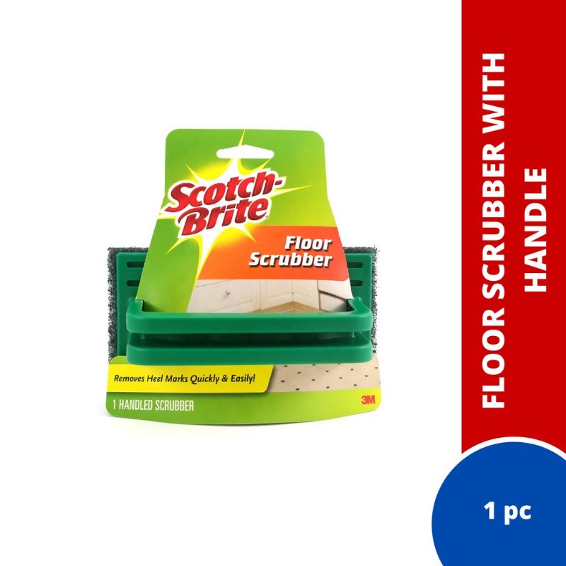 3M Scotch Brite Floor Scrubber / Bath Scrubber / Grill Scrubber With ...
