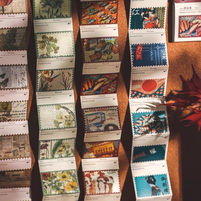 New Arrival Vintage INS Post Collection Sticker Journal Sticker 32pcs ...
