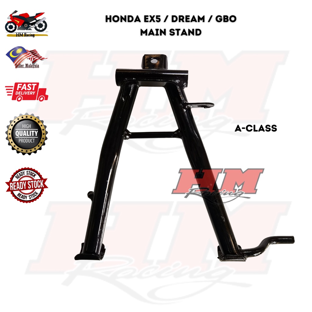 HONDA EX5 / DREAM / GBO - MAIN STAND DOUBLE STAND TONGKAT TENGAH A-CLASS QUALITY | Shopee Malaysia