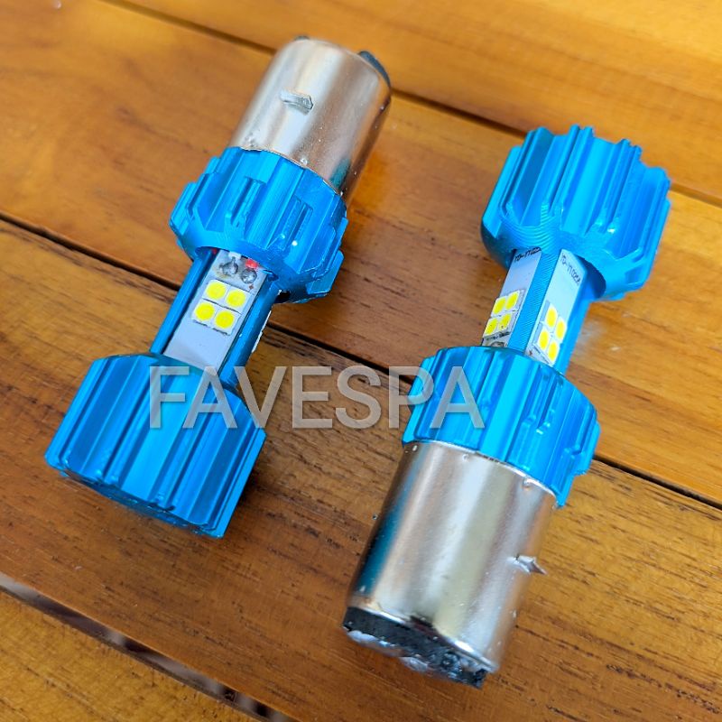 3 SIDED 12 VOLT VESPA LED FRONT BULB LIGHT 2 LEGS | Shopee Malaysia
