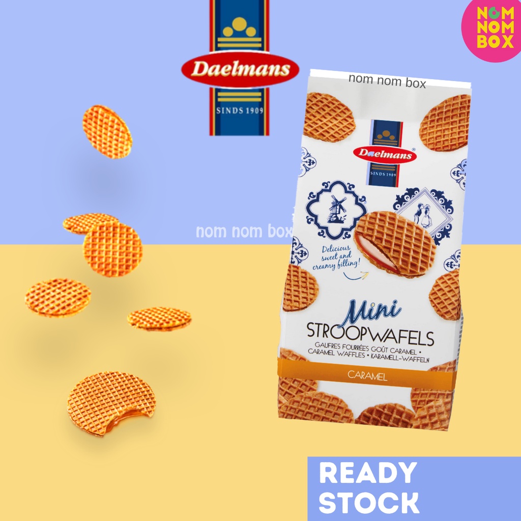 1x DAELMANS Stroopwafel Mini Caramel (200g) caramel stroopwaffle stroop ...