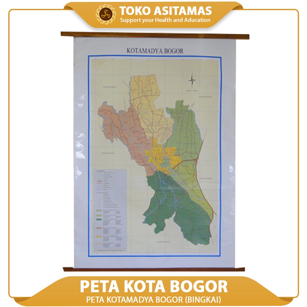 Bogor City Map (Frame) | Shopee Malaysia
