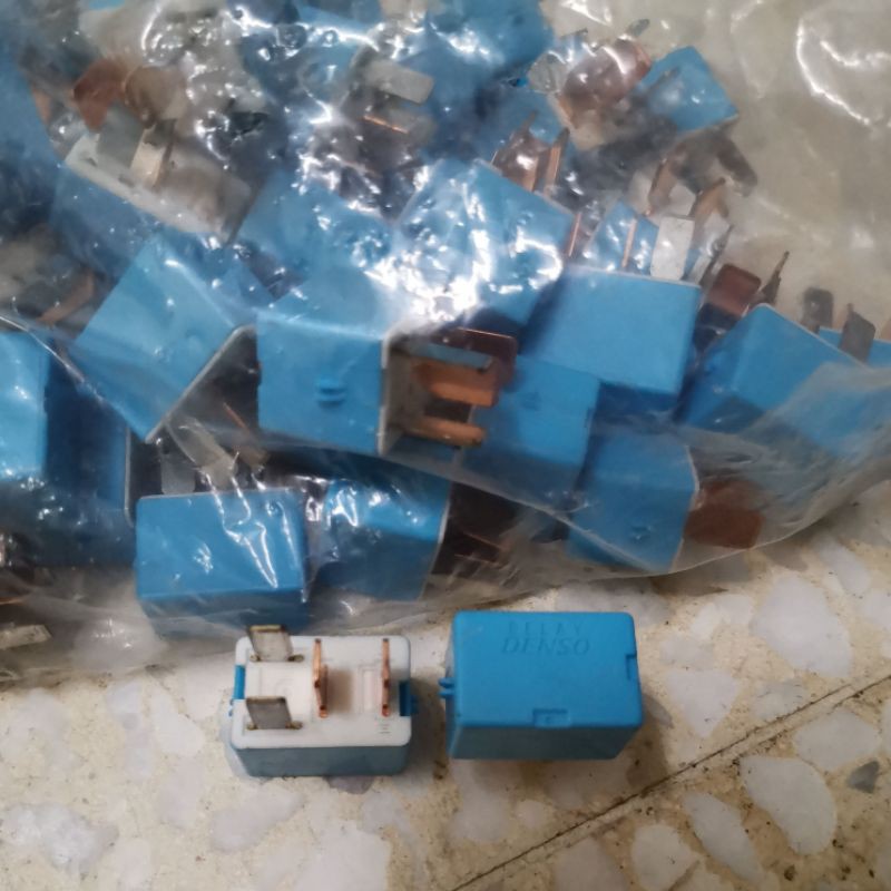 DENSO Blue 4 Pins Head Lamp Multipurpose Power Car Relay (MADE IN JAPAN ...