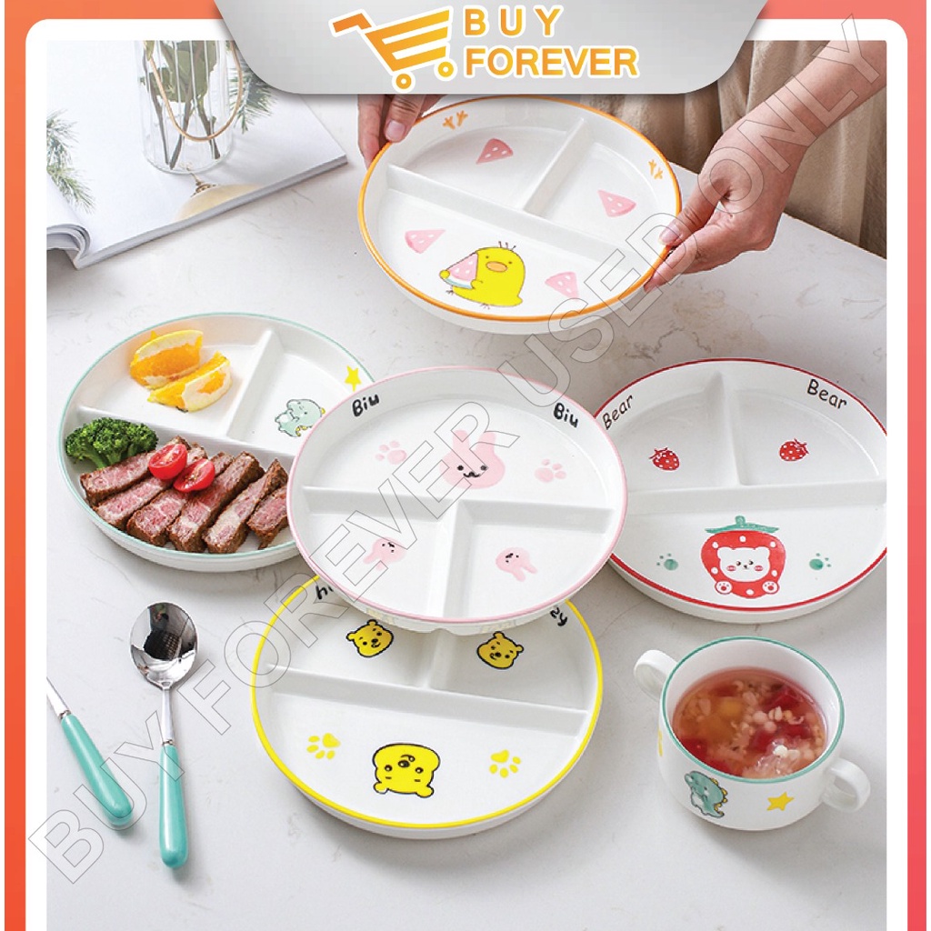 Compartment Series Kitchenware Ceramic Tableware Set Dumpling Plate ...