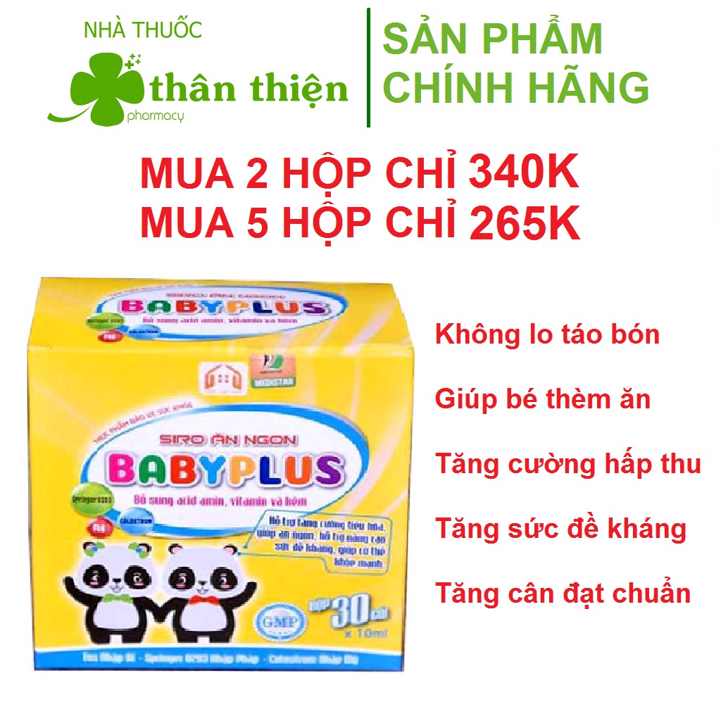 Babyplus - Delicious syrup Supports digestion, helps children eat well ...
