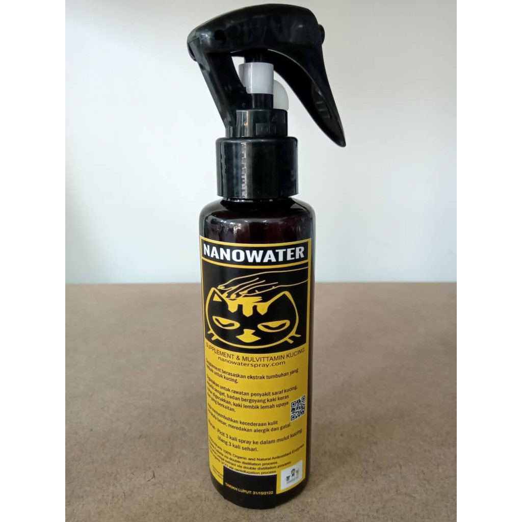 Spray Nanowater Penyembuh Kucing Kurap/ Selesema/ Sakit Mata/ Luka ...