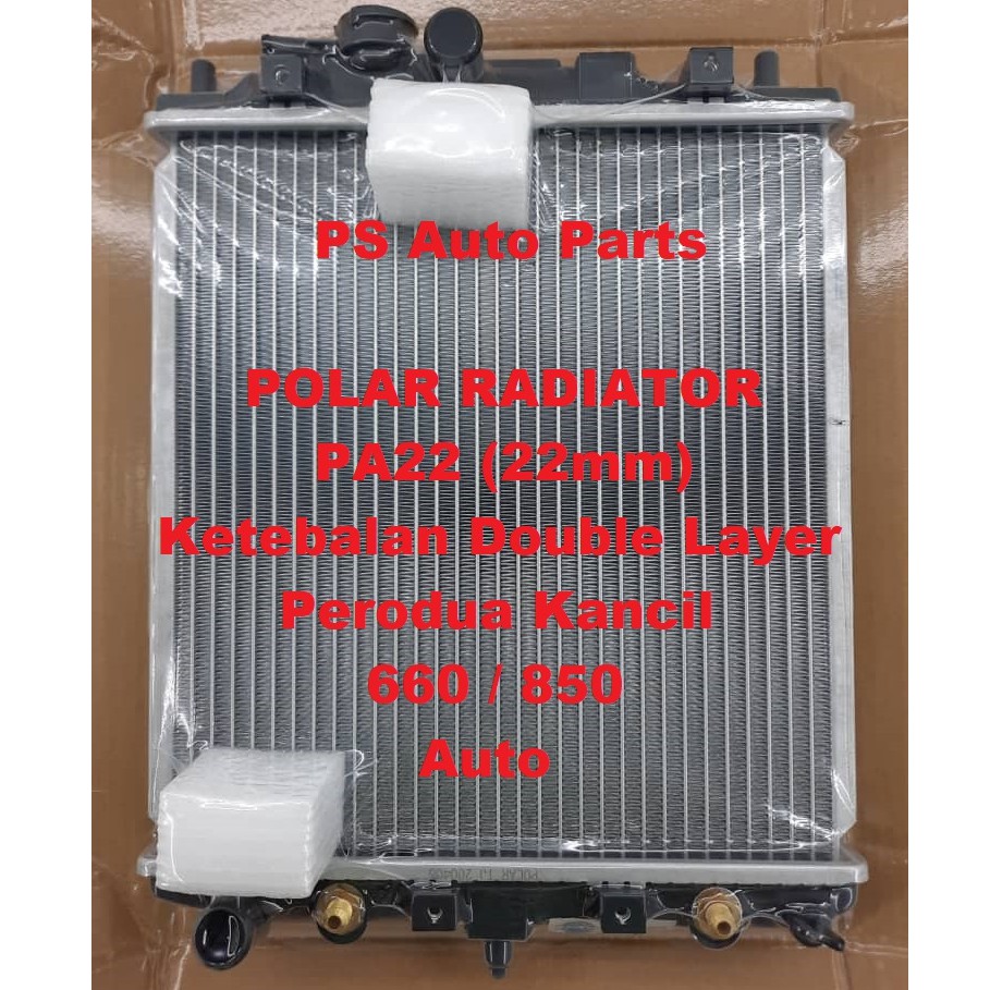 POLAR Radiator Perodua Kancil Auto Tangki Air Kereta Ketebalan PA22 ...