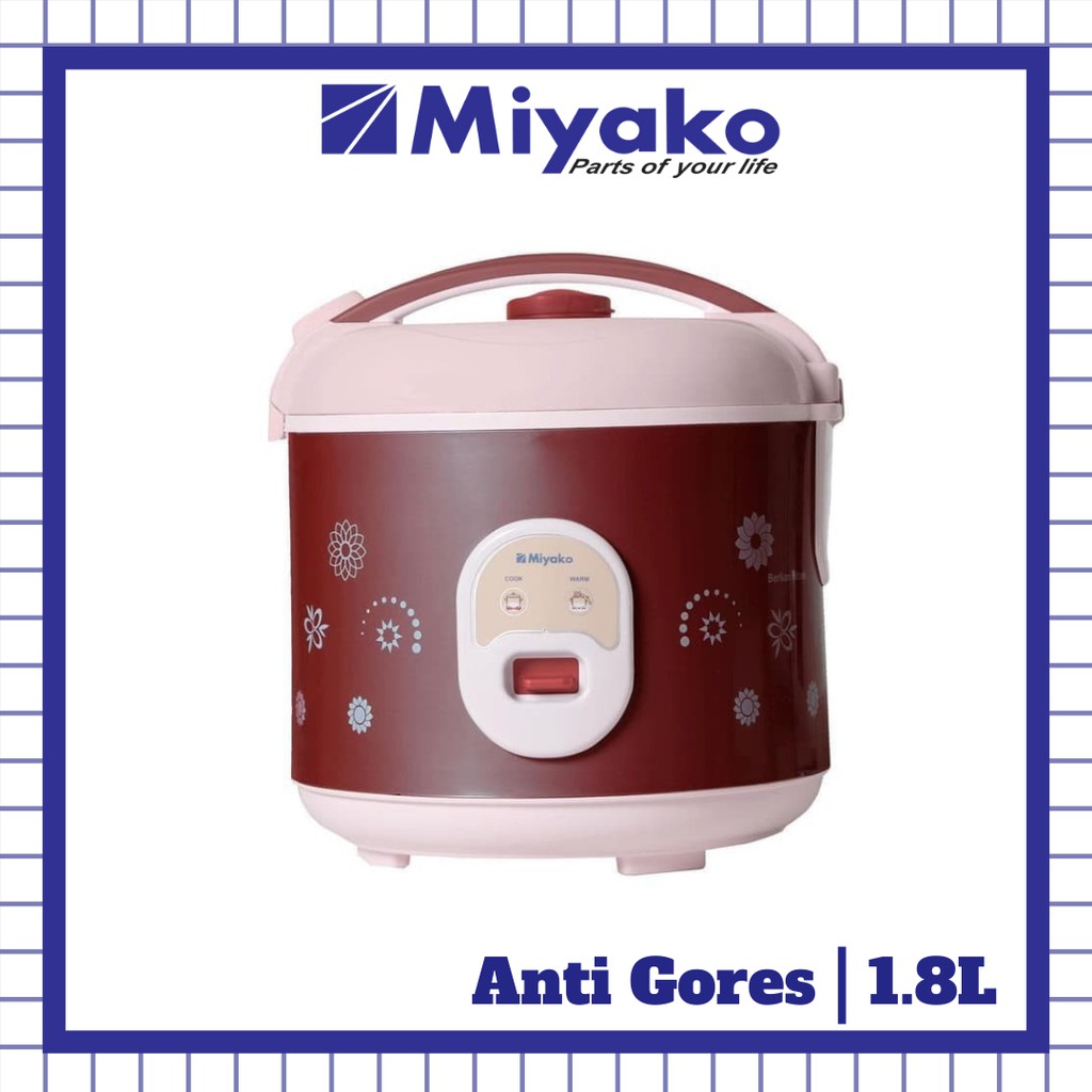 Magic Com / MIYAKO Rice Cooker MCM -18BH 1.8 Liter / 2 Liter | Shopee ...