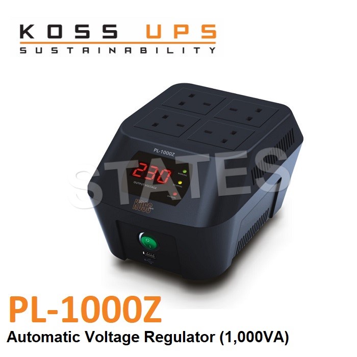 KOSS PL-1000Z 1000VA AUTOMATIC VOLTAGE REGULATOR | Shopee Malaysia