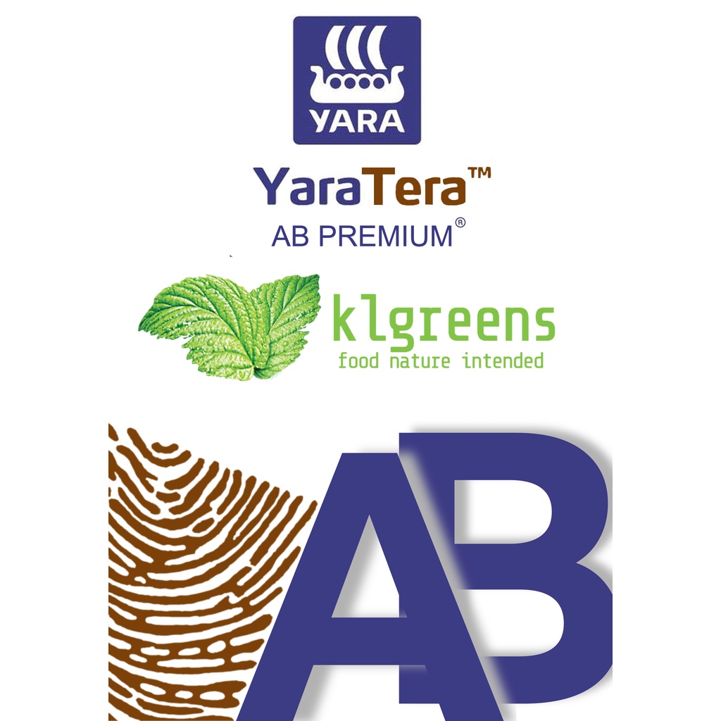 ORIGINAL Yara Premium 20 Liters 2kg AB Nutrients Vegetables Fertigation ...