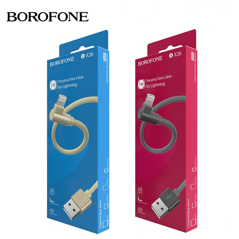BOROFONE BX26 Charging Data Cable L-Type Connector USB For Iphone/ Type-C/ Micro | Shopee Malaysia