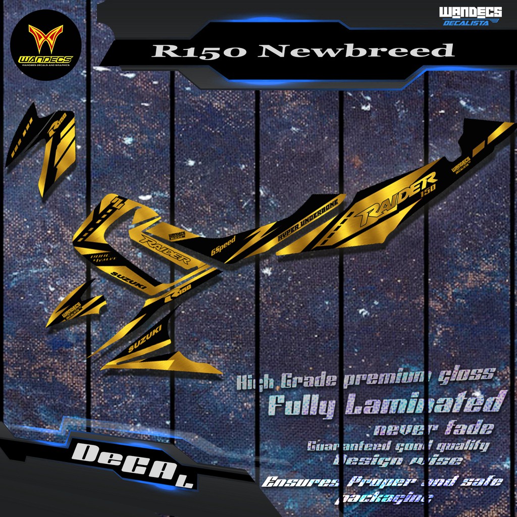 Raider 150 NewBreed Decals Thai Concept | Shopee Malaysia