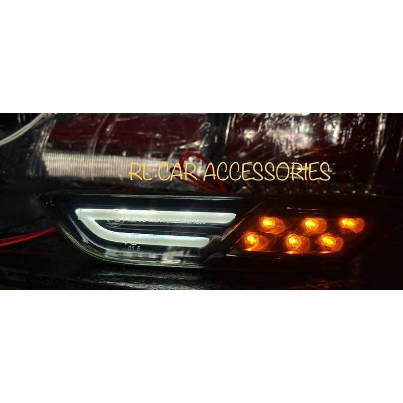 Nissan skyline gtr35 r35 gtr R 35 front bumper side fender led lamp ...