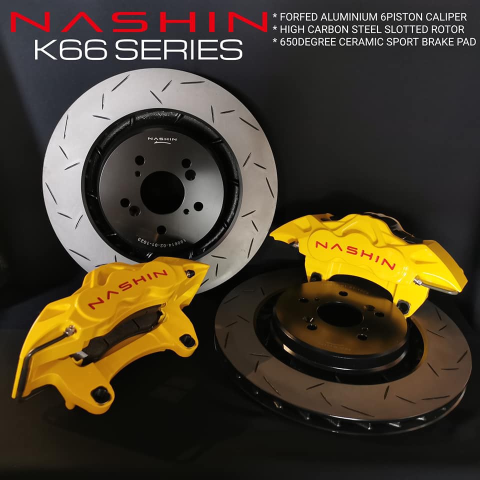 TOYOTA ALPHARD ANH10 NASHIN K66 SERIES 6POT 355MM BRAKE KIT | Shopee ...