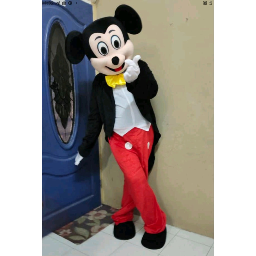READY STOCK MICKEY MOUSE MASCOT COSTUME MASKOT KOSTUM | Shopee Malaysia