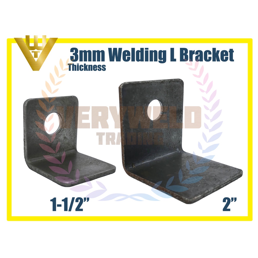 VERYWELD 3mm Welding L Bracket / Angle Bracket Besi / L Shape Bracket ...