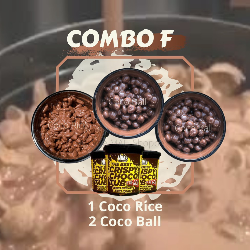 COMBO DEAL! NIMS Crispy Chocotub Chocojar Choco Jar Choco Tub | Shopee ...