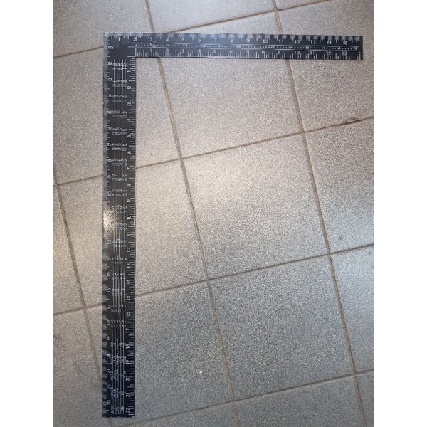 L-RULER 16" x 24" 曲尺 / siku 16in x 24in / l-square / l square / l ...