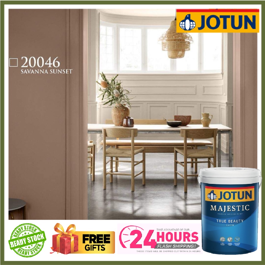 JOTUN 5L 20046 SAVANNA SUNSET Majestic True Beauty Sheen /Cat Dalam ...