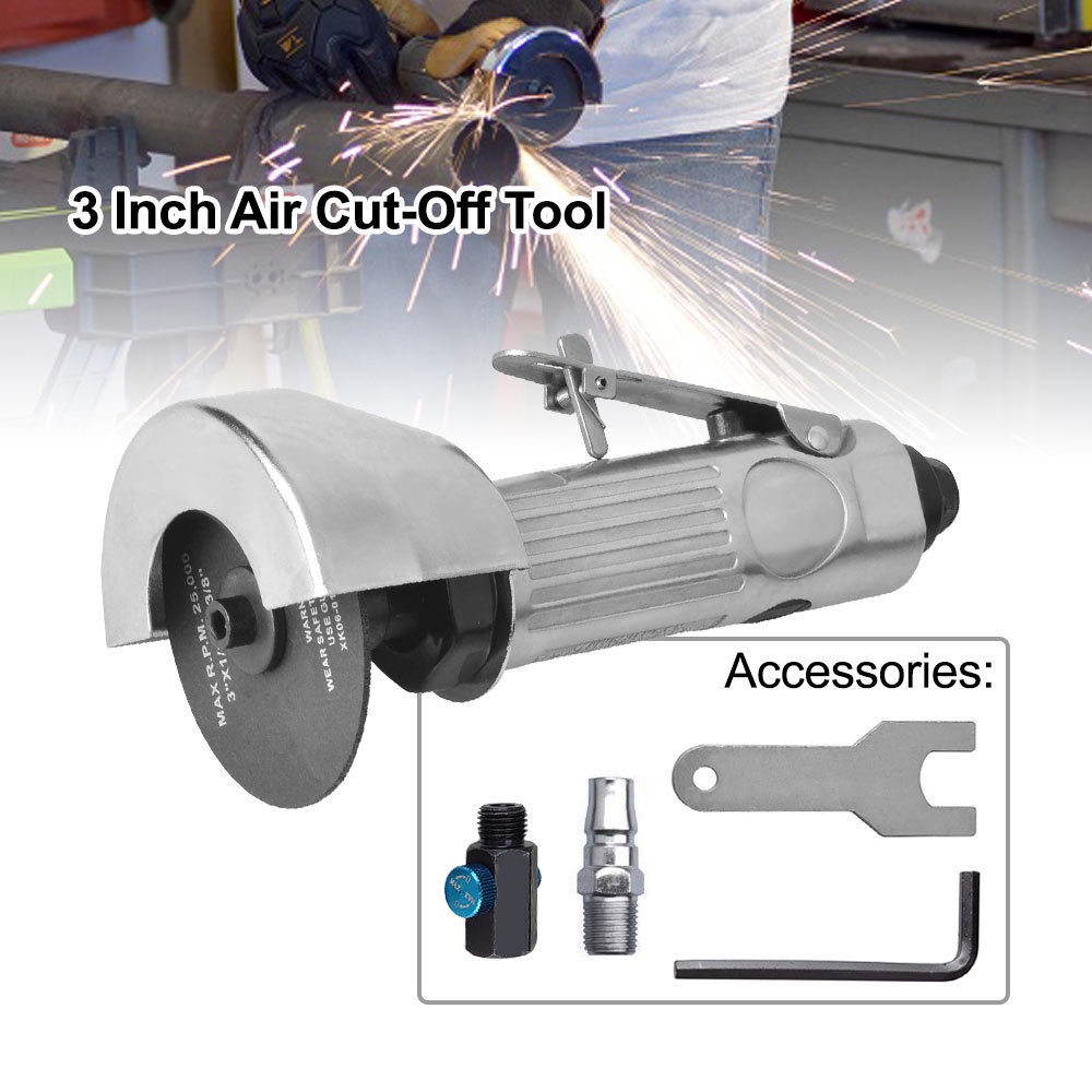 3" Air Cut Off Tool 18000Cfm High Efficiency 3Inch Air Pneumatic Metal ...