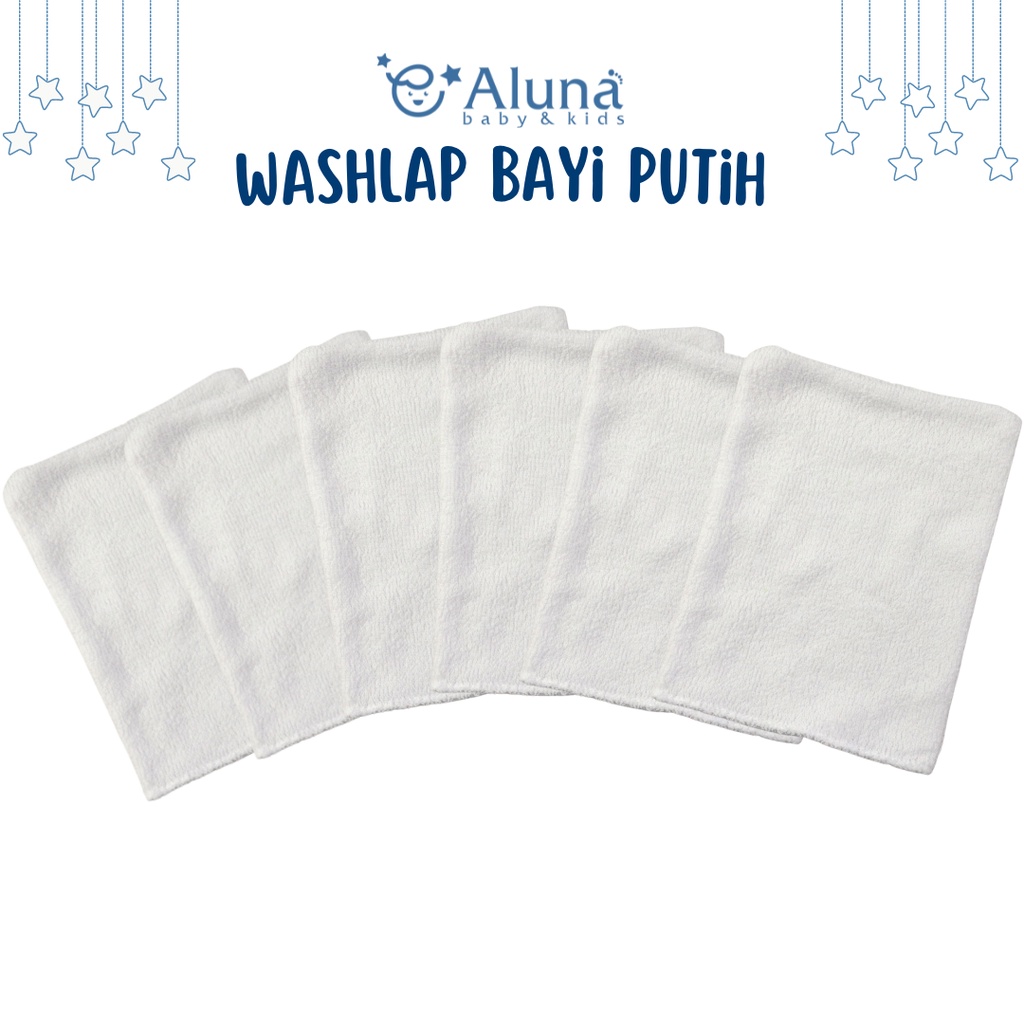 PUTIH Plain White Soft Square Baby Washcloth / Plain Washcloth | Shopee ...
