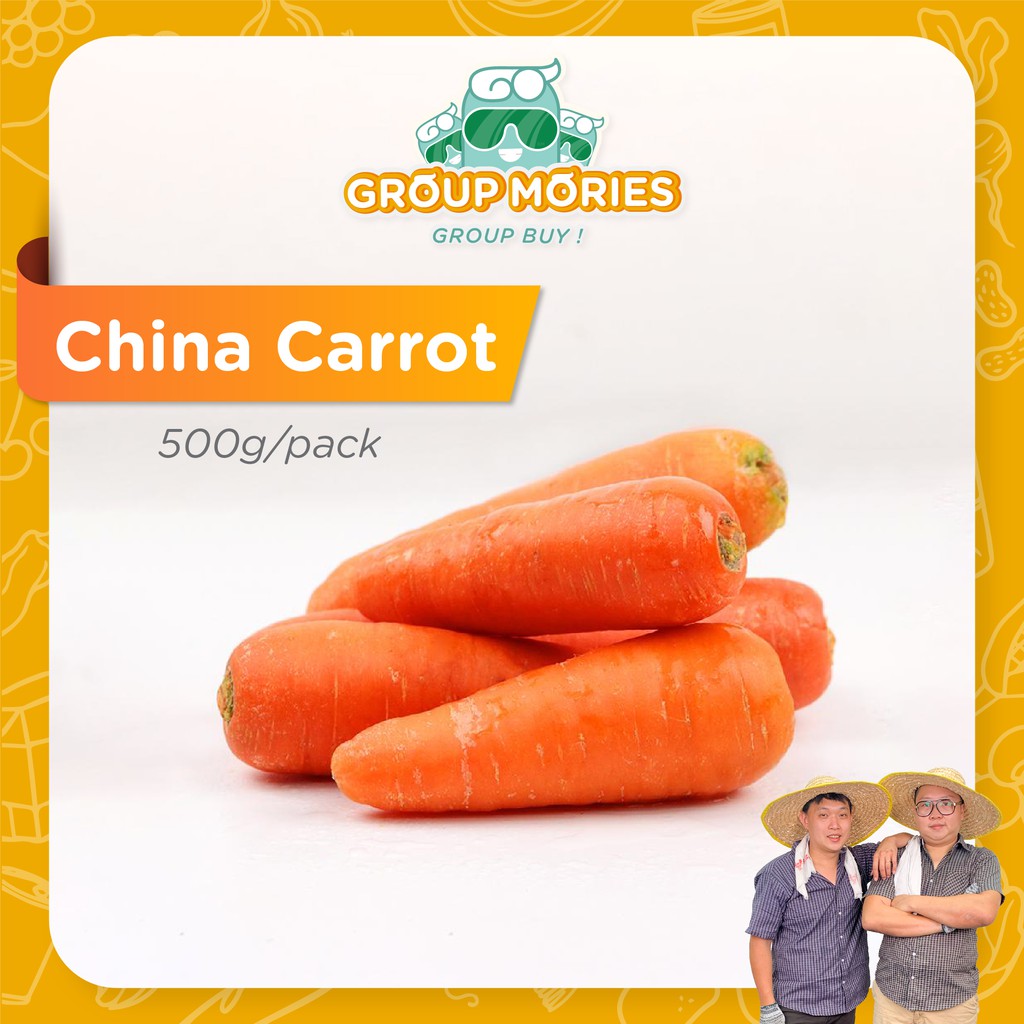 China Carrot / Lobak Merah China / 中国红萝卜 - 500g/pack | Shopee Malaysia