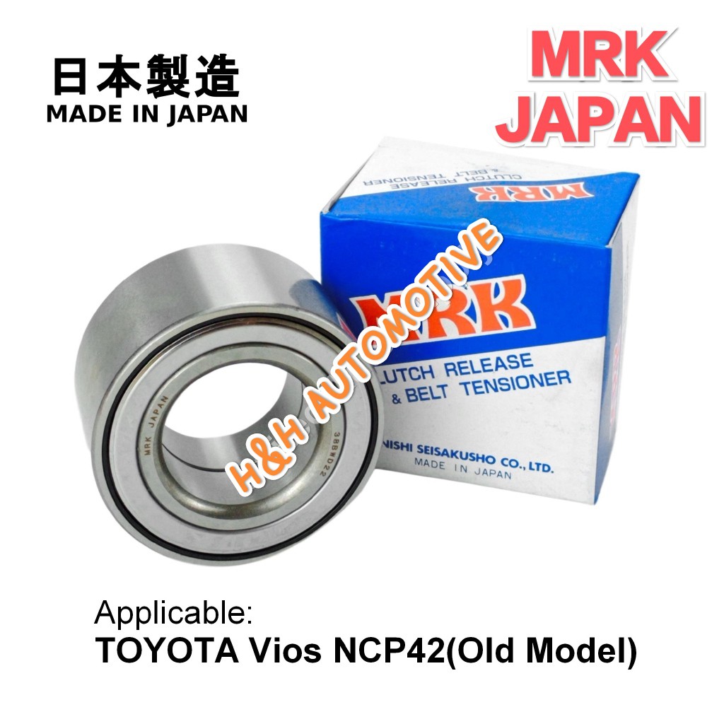 MRK Japan Front Wheel Bearing 38BWD22 for Toyota Vios Ncp42 | Shopee ...