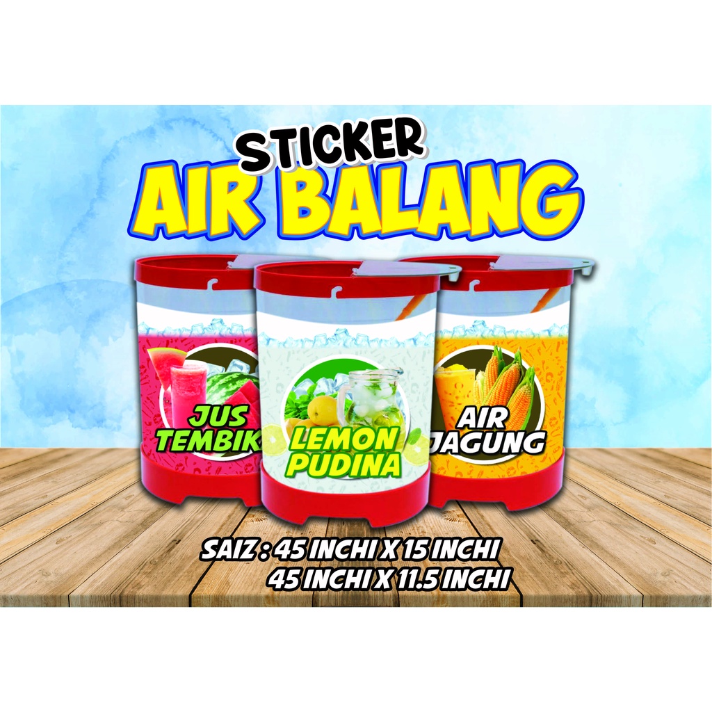 💥💥sticker Air Balang Keliling Penuhsticker Air Balang Penuhsticker Keliling💥💥 Shopee Malaysia