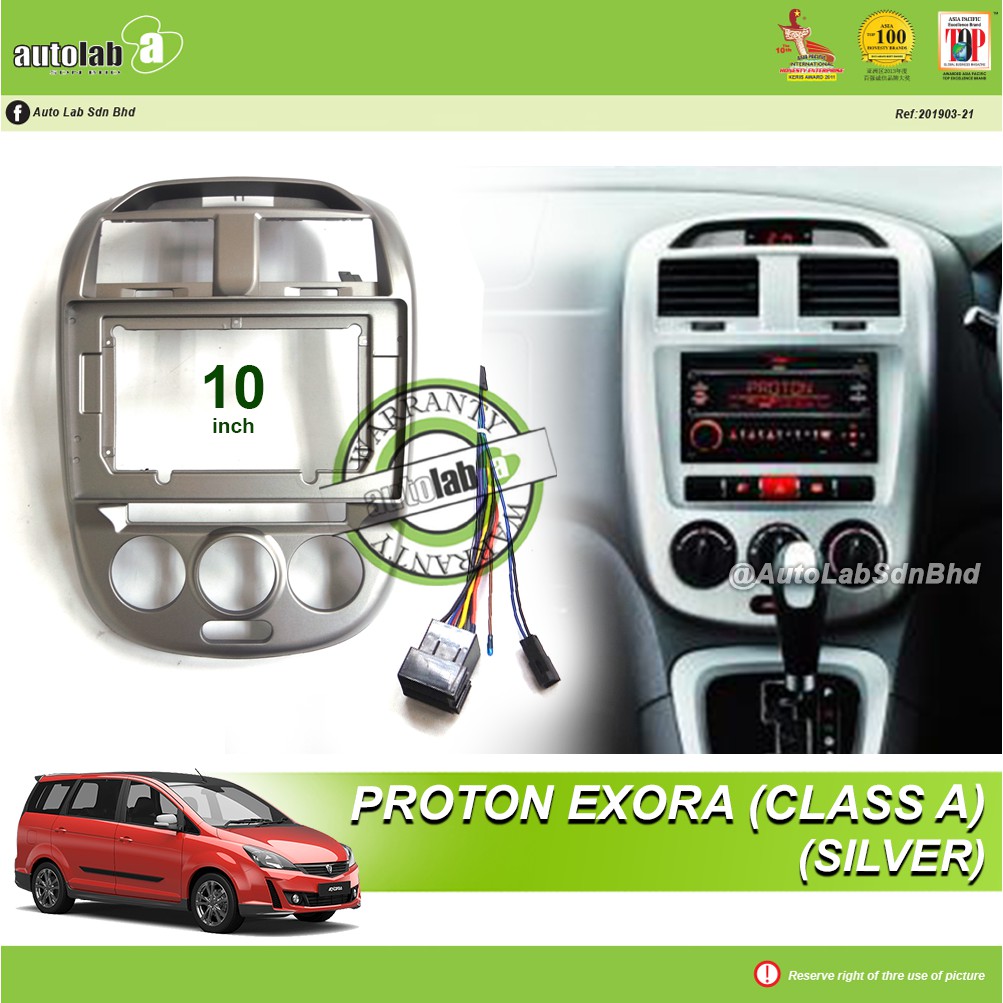 Android Player Casing 10“ Proton Exora (Class A) (Silver) with Socket ...