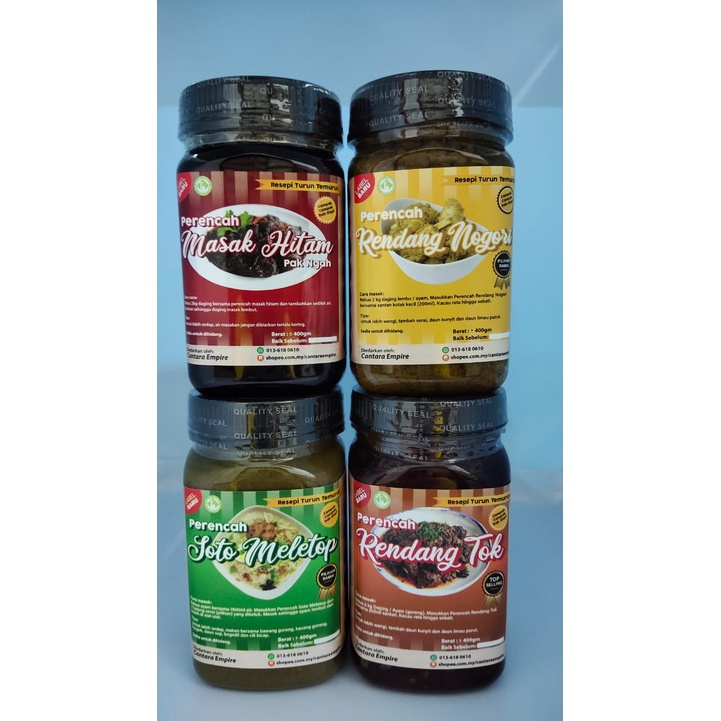 PERENCAH RENDANG TOK & RENDANG NOGORI. TERLAJAK SEDAP !!! | Shopee Malaysia