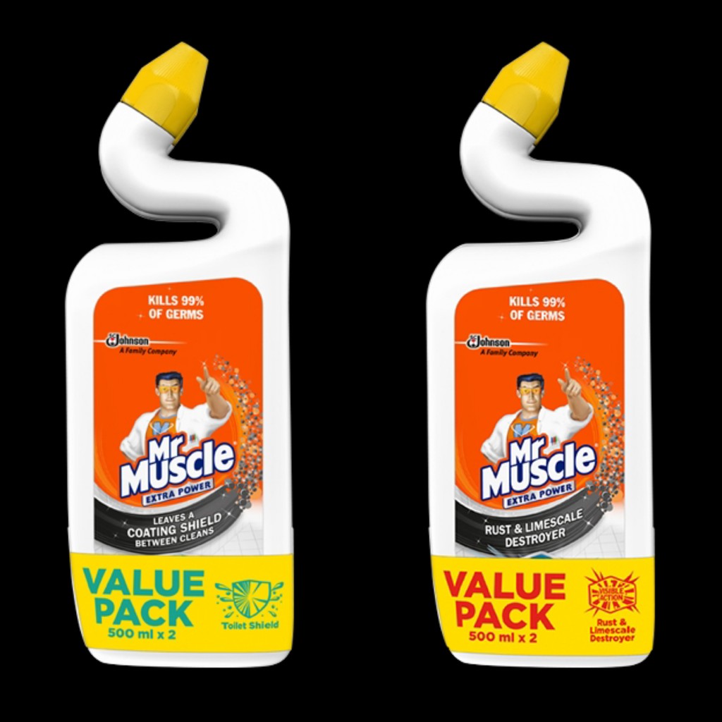 Mr.Muscle Multi Toilet Cleaner 2 x 500ml | Shopee Malaysia