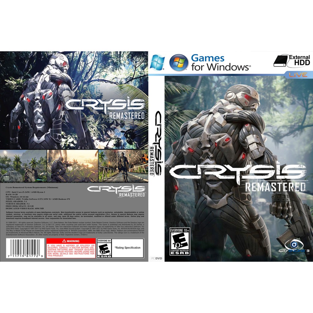 Crysis Remastered PC GAME Offline [Pendrive INSTALLATION] | Shopee Malaysia
