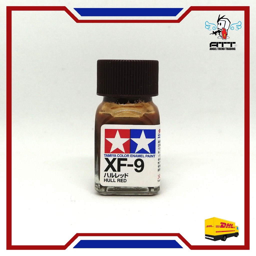 TAMIYA XF-9 HULL RED ENAMEL 10ML (Gunpla Gundam Paint ModelKit Resin ...