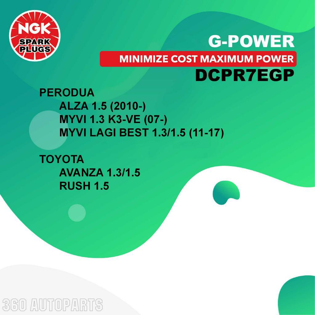 ORI GENUINE NGK SPARK PLUG G-POWER BKR5EGP BKR6EGP BPR6EGP TR6GP ...