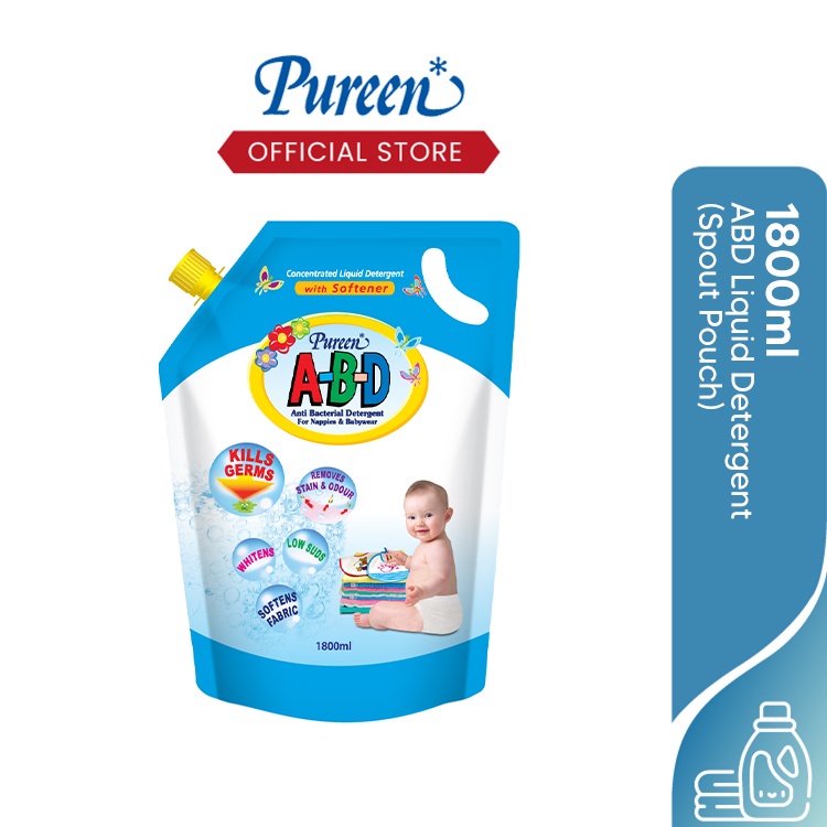 Pureen ABD Liquid Detergent 1800ml (Spout Pouch) | Shopee Malaysia