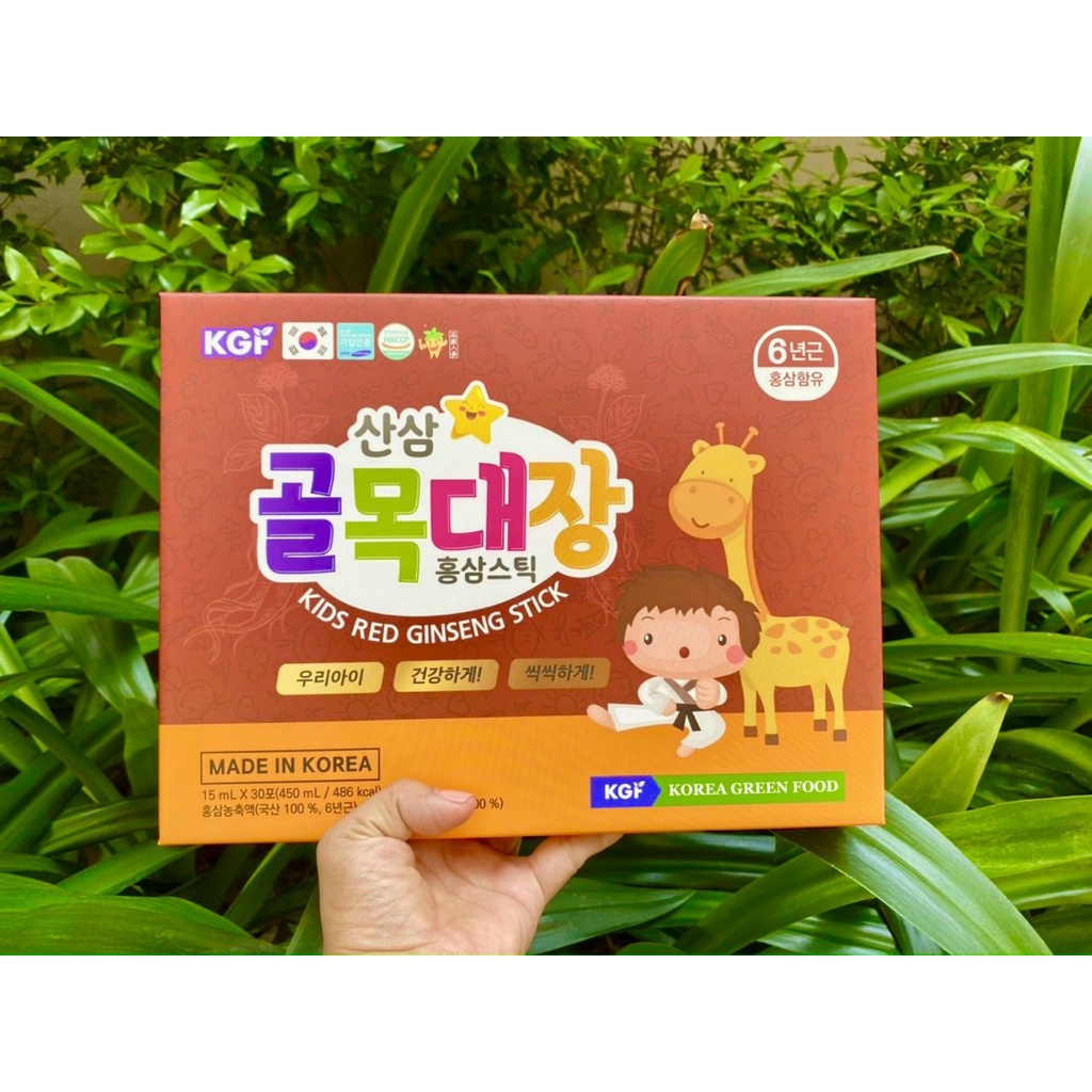 Kids Red Ginseng Stick Korean Red Ginseng Stick for Children Box of 30 ...