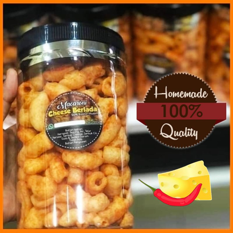 KEROPOK MACARONI CHEESE BERLADO Homemade Dijamin Rangup Rapuh Keropok ...