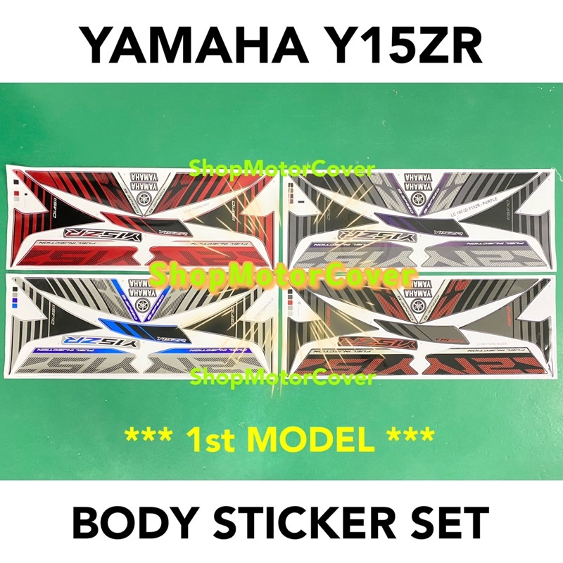 YAMAHA Y15ZR YSUKU Y15 V1 V2 1st MODEL BODY COVER STRIPE STICKER SET ...