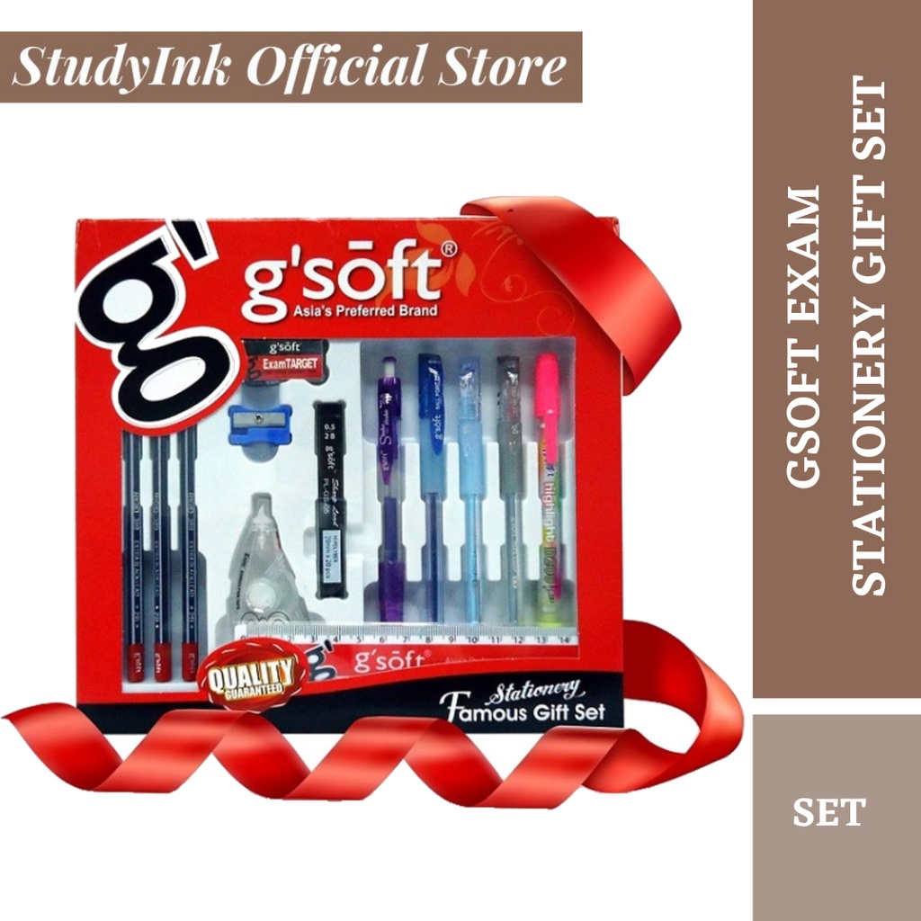 GSOFT EXAM STATIONERY GIFT SET GS-SET-159 | Shopee Malaysia