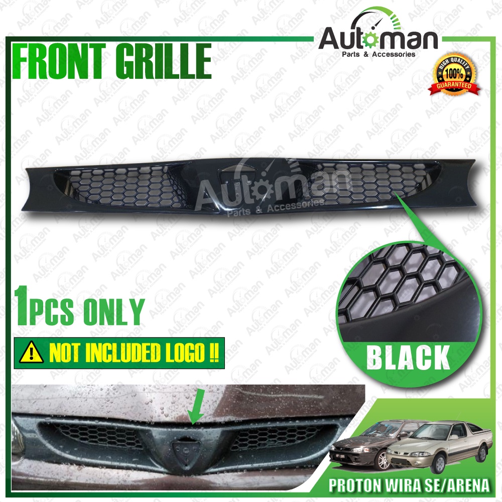 Proton Wira SE Arena 2003 - 2007 Front Black Grille Depan Salong ...