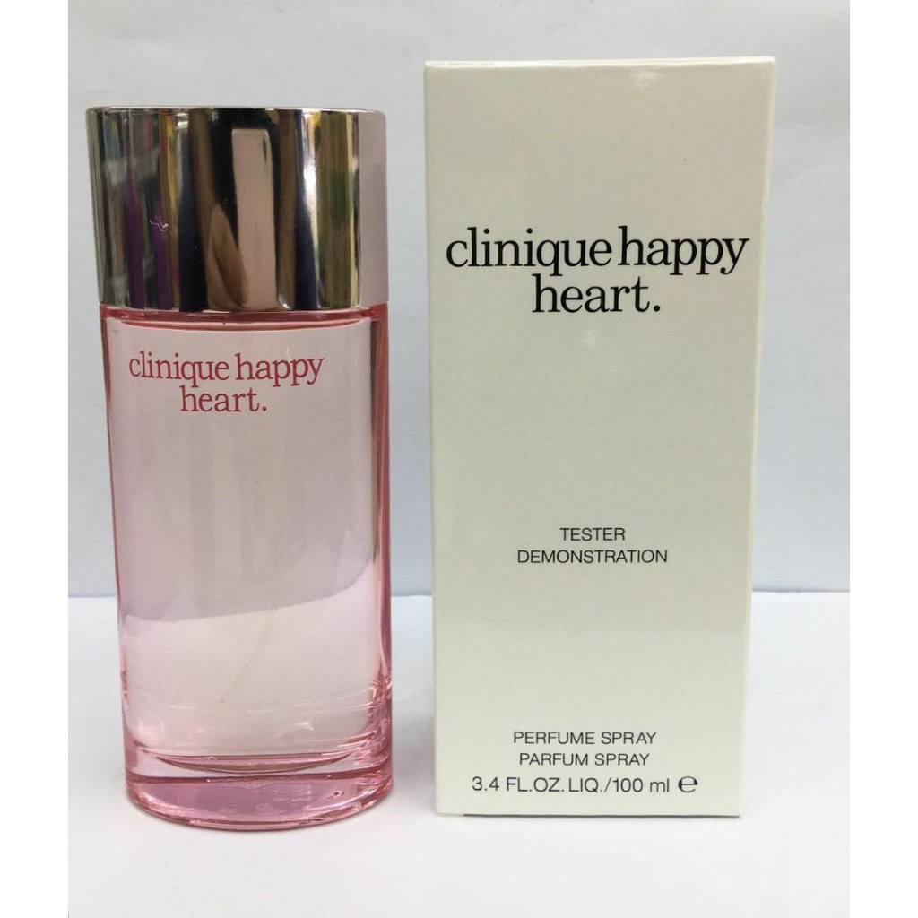 ORIGINAL TESTER CLINIQUE HAPPY HEART 100ML FOR HER | Shopee Malaysia