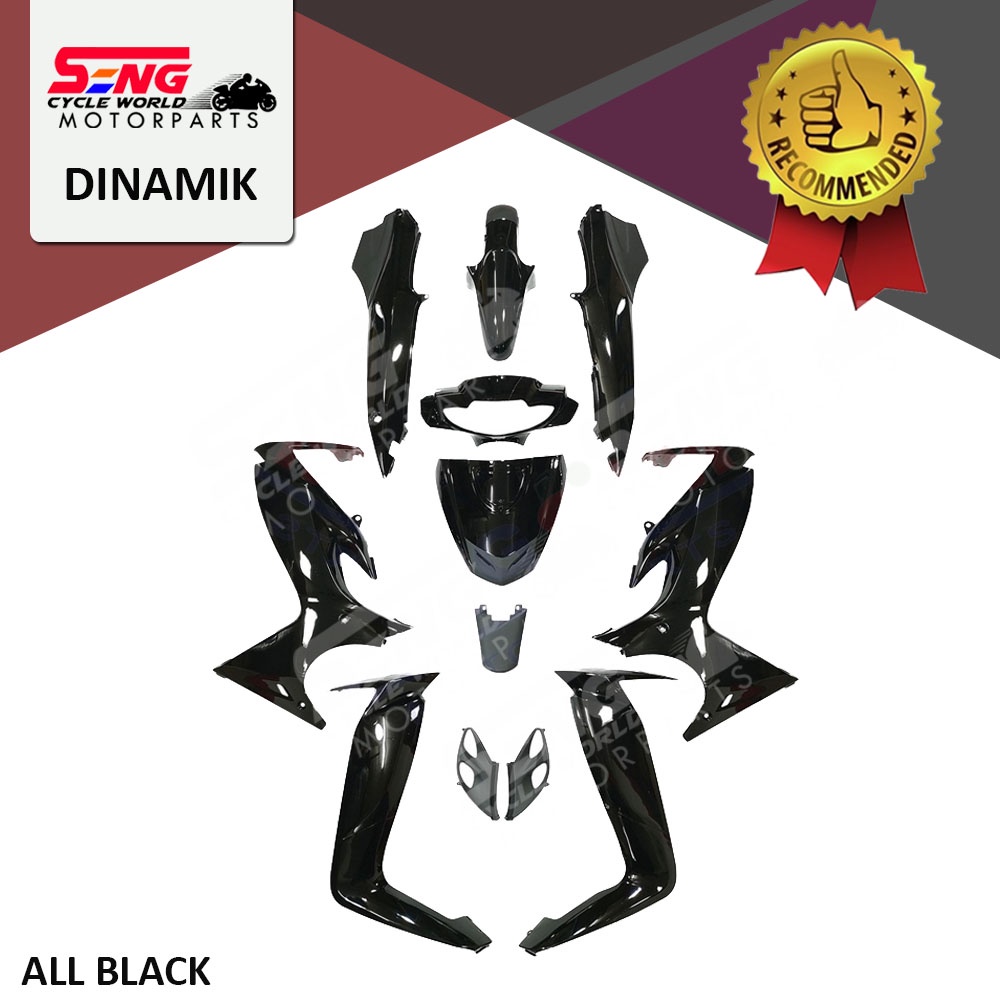MODENAS DINAMIK 120 BODY COVER, COLOUR PARTS SET BLACK, RED, BLUE ...