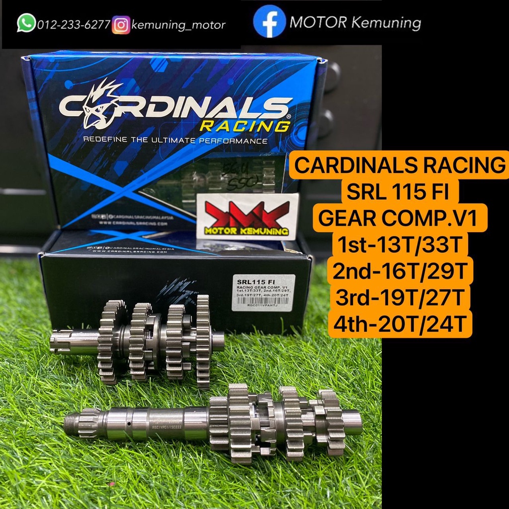 CARDINALS RACING GEARBOX SRL 115 Fl GEAR COMP V1 / CARDINALS RACING ...