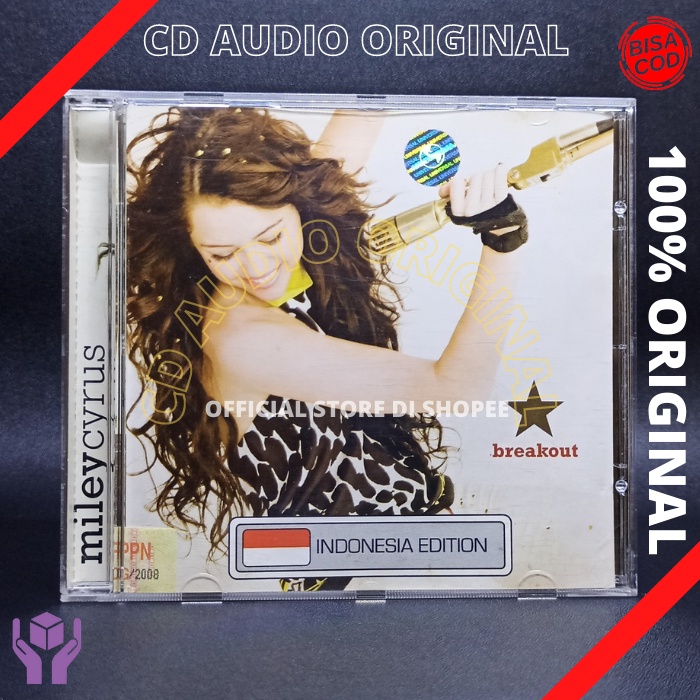 Cd MILEY CYRUS - BREAKOUT PLATINUM EDITION ORIGINAL SEALED | Shopee ...